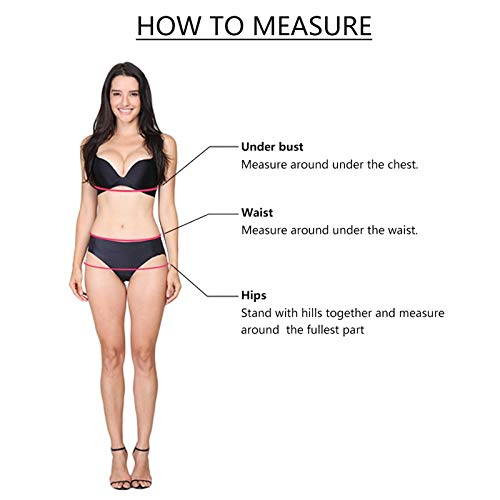 wodceeke Women's Sexy Sling Solid Color Plus Size Lingerie Two-Piece Bikini Swimsuit Pajamas Underwear (Red, Free)
