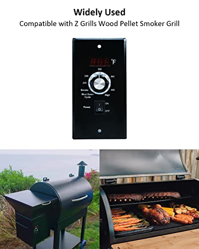 Digital Thermostat Controller Board Fit for Z Grills Pellet Grills Pro Thermostat Control Panel Kit Parts Replacement for Wood Pellet Grill BBQ Digital Pro Control Board Replacement