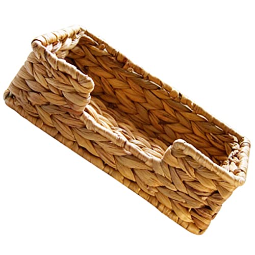 Cabilock Desktop Napkin Holders Sorage Cupboards Cube Water Tea Storage No Woven - Style Rustic Kitchen Willow Toys Cosmetic Clothes Baskets Nursery Organizing Rattan Lid Tray Wicker