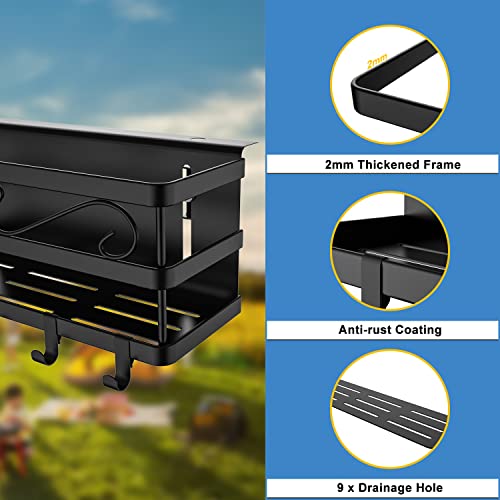 Grill Caddy | GDNEASE Blackstone Grilling Accessories | Removable BBQ Caddy for 28"/36" Blackstone Spatula Tool Holder | Blackstone Caddy for Griddle | Griddle Caddy Tool-Free & Easy to Install