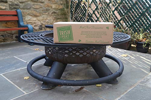 Bord Na Mona Irish Peat Briquettes (20-22 Fire Logs), Brown