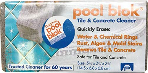 US Pumice Pool Cleaning Blok Case of 12, PB-12, Pumie Pumice Stone for Pools & Spa Tile, Grout & Concrete Cleaning (12)
