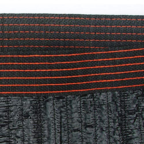 Gqq Black Shade Net Cloth Sunblock Privacy Screen Fabric Sun Mesh Net Shade Rate 95% Garden Patio Railing Window,Can be Used in courtyards, Rooftops, carports, etc.