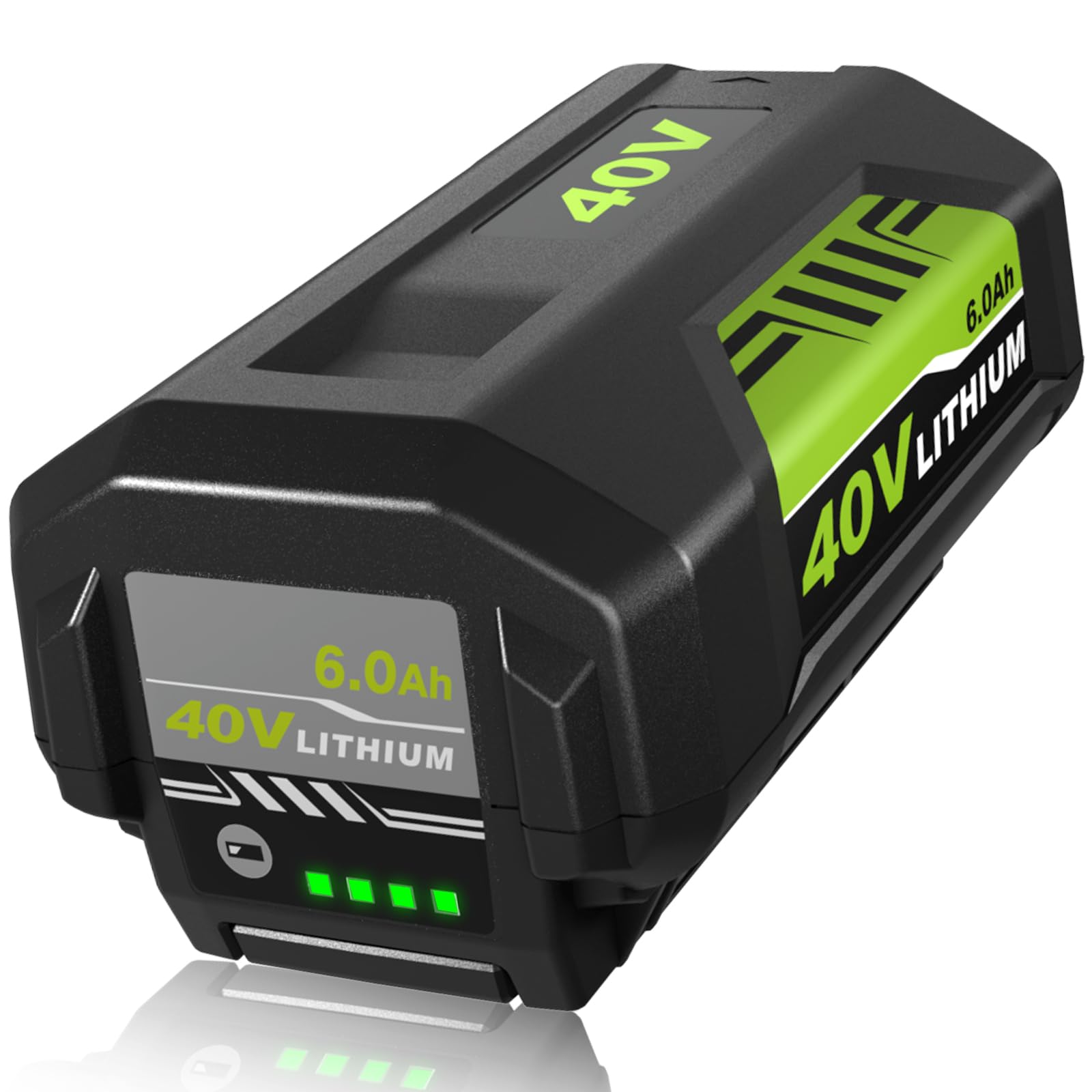 OHYES BAT Upgraded to 6.0Ah OP4026 40 Volt Lithium Replacement Battery Compatible with Ryobi 40V Battery