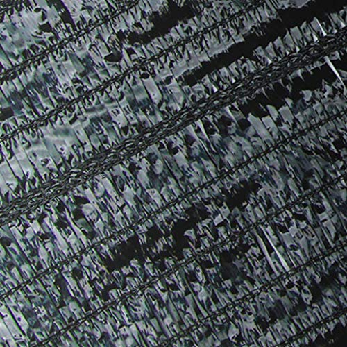 Gqq Black Shade Net Cloth Sunblock Privacy Screen Fabric Sun Mesh Net Shade Rate 95% Garden Patio Railing Window,Can be Used in courtyards, Rooftops, carports, etc.