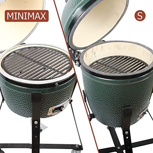 OLIGAI Cast Iron Cooking Grate,Cooking Grids Grates for Small and Minimax Big Green Egg,Round Grill Grate Replacement for Big Green Egg,13 Inch Cast Iron Grates