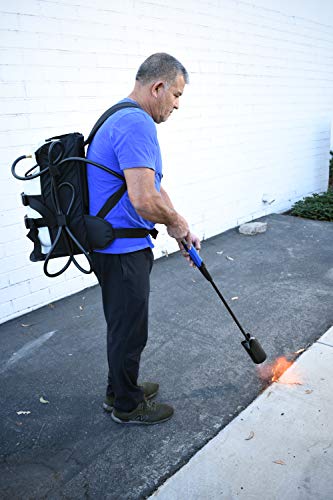 Flame King YSNBKPK Backpack for 11LB or 5lb Propane Tank, Black