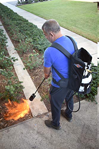 Flame King YSNBKPK Backpack for 11LB or 5lb Propane Tank, Black