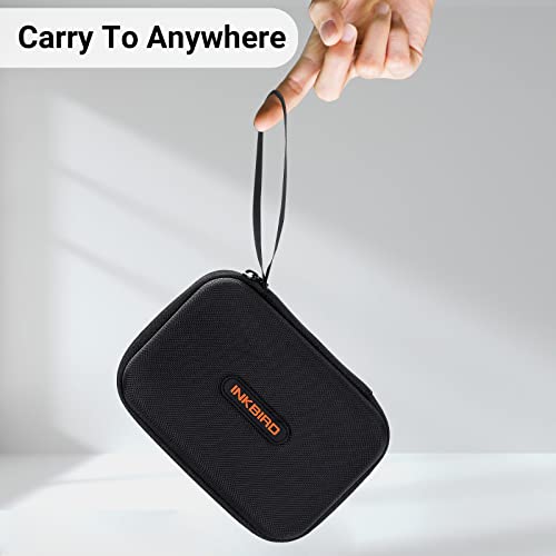6.7x4.7x3 Inch Carrying Case for Grill Thermometer IBT-4XS, IBBQ-4T, IBT-4XC,IBT-4XP, INKBIRD Hard Drive Protective Carrying Case, EVA Storage Case for Thermometer ThermoPro & Soraken & Weber