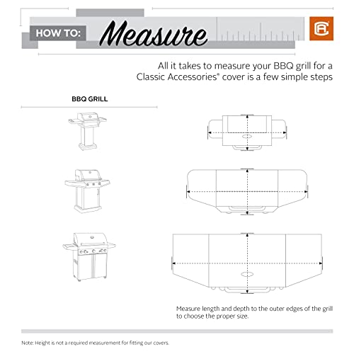 Classic Accessories Veranda Grill Cover For Char-Broil 4-Burner Gas