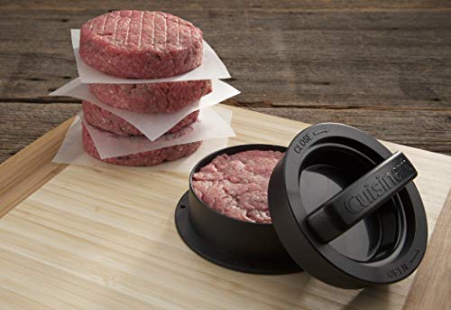 Cuisinart CSBP-100 3-in-1 Stuffed Burger Press, Black