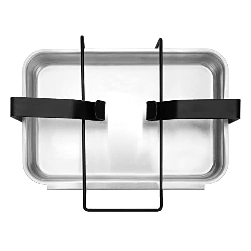Stanbroil 7515 Aluminum Gas Grill Catch Pan and Holder Grease Collection Pan Replacement for Weber Genesis 1000-5500, Genesis Silver/Gold/Platinum, Genesis II Series, Platinum I/II, and Summit Grills