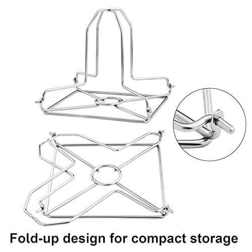 RTT Beer Can Chicken Holder Foldable Smoker Accessory Perfectly Roasted Chicken Every Time!