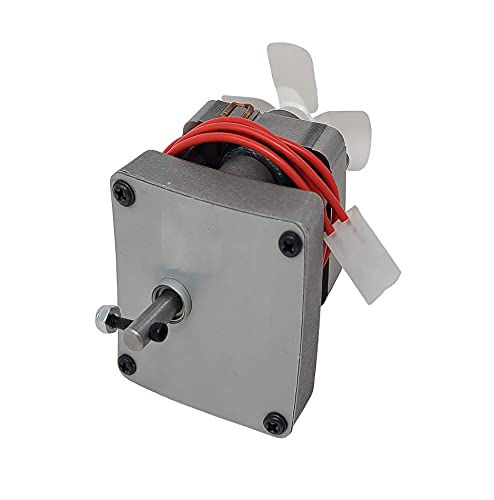 cicee Auger Motor Replacement for Pit Boss/for Traeger for Camp Chef Smoker and Wood Pellet Grills, Auger Drive Motor Kit Barbecue Grill Replacement Parts Accessories 120V AC 1.6 RPM