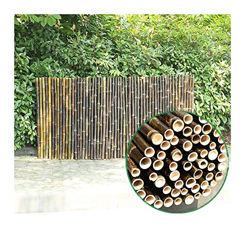 GDMING Garden Privacy Fencing Screening Roll 100% Blockage Exterior Windscreen Rainproof for Terrace Deck Patio Porch Restaurant Cafe Bamboo, 2 Colors, 12 Sizes (Color : Brown, Size : 1.2x3m)