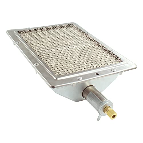MOFLAME Ceramic Infrared DIY Heating Gas Burner with Gas Intake Nozzle Parts for Outdoor Indoor Heater, BBQ Stove.Oxyhydrogen Burner