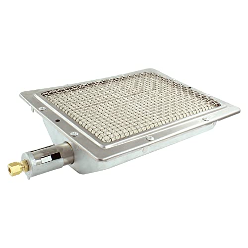 MOFLAME Ceramic Infrared DIY Heating Gas Burner with Gas Intake Nozzle Parts for Outdoor Indoor Heater, BBQ Stove.Oxyhydrogen Burner