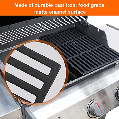 17.5 Inch Grill Grates Replacement for Weber 7638 Weber Spirit Grill Parts I & II 300 Series Spirit E/S 310 E/S 320 E/S 330 SP-320, Spirit 700 Genesis 1000-3500 Genesis Gold Silver Platinum B/C