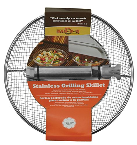 Mr. Bar-B-Q 06814X Stainless Steel Mesh Grilling Skillet