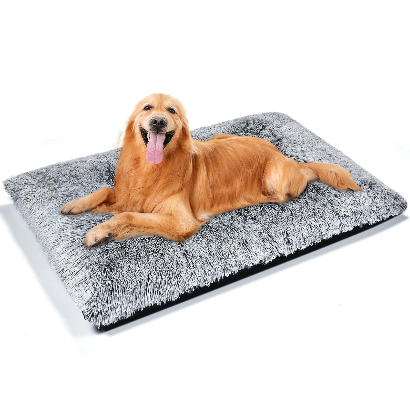 MINGT Dog Bed, Washable Dog Bed for Large Dogs Kennel pad, Anti-Slip Pet Sleeping for Medium Small Dogs Indoor & Outdoor Use (XL(43 x 29 in))