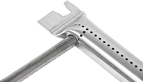 Hongso 34 1/4" SS Burner Tube Set and 24.5" Flavorizer Bars Replacement for Weber Genesis 300 Series E-310 E-320 EP-310 EP-320 S-310 S-320 Gas Grills (with Side Control Panel Only), 67722 7539 7540