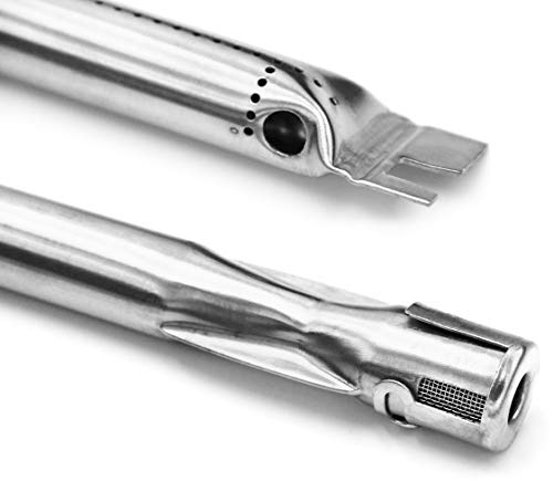 Hongso 34 1/4" SS Burner Tube Set and 24.5" Flavorizer Bars Replacement for Weber Genesis 300 Series E-310 E-320 EP-310 EP-320 S-310 S-320 Gas Grills (with Side Control Panel Only), 67722 7539 7540