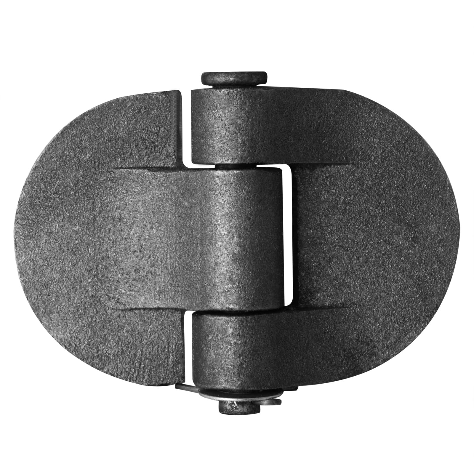 4 PCS 4-1/2"x 3-1/2" Weldable Heavy Duty Gate Hinges Folding Flip Round Edge Hinge with Removeable Pin, 180 Degree Weld on Hinges for Cabinet, Trailer Ramp Truck Cargo Gate Heavy Gates (5mm thickness)