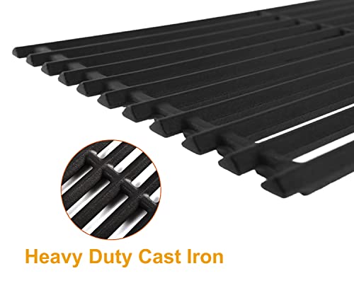 Blackhoso Grill Grates Replacement Parts for CharBroil Tru-Infrared 463243016 463367016 466242516 466242515 463342620, Cast Iron Infrared Grill Grates for Charbroil 2 3 4 5 6 Burner Gas Grills