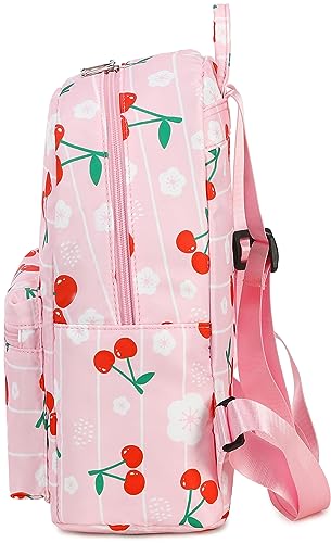 CAMTOP Mini Backpack Girls Teens Cute Cherry Small Backpack Purse Casual Travel School Bag