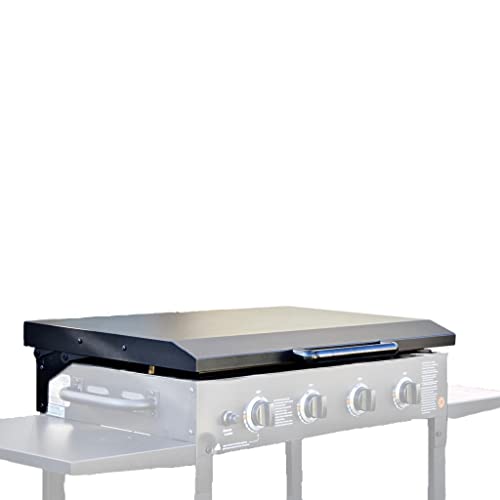 Jforest Blackstone Push-Pull Griddle Cover Lid with Bakelite Handle, Powder Coated Steel, Blackstone Griddle Cover Lid, Blackstone Hard cover lid, Matte Black (36 inch)