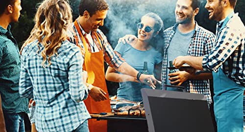 Jforest Blackstone Push-Pull Griddle Cover Lid with Bakelite Handle, Powder Coated Steel, Blackstone Griddle Cover Lid, Blackstone Hard cover lid, Matte Black (36 inch)