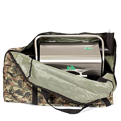 Green Mountain Grills GMG-6015 Weatherproof Tote Bag with Zippers and Velcro for Davy Crockett Portable Pellet Barbeque Models, Camouflage