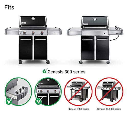 Uniflasy 65054 Grill Warming Rack for Weber Genesis 300 Series Genesis E310 E320 E330, S310 S320, S330(Not Fit Genesis II 300 Grills) 23 1/2 Inch Stainless Steel Grates Warming Grate for 81323, 62749