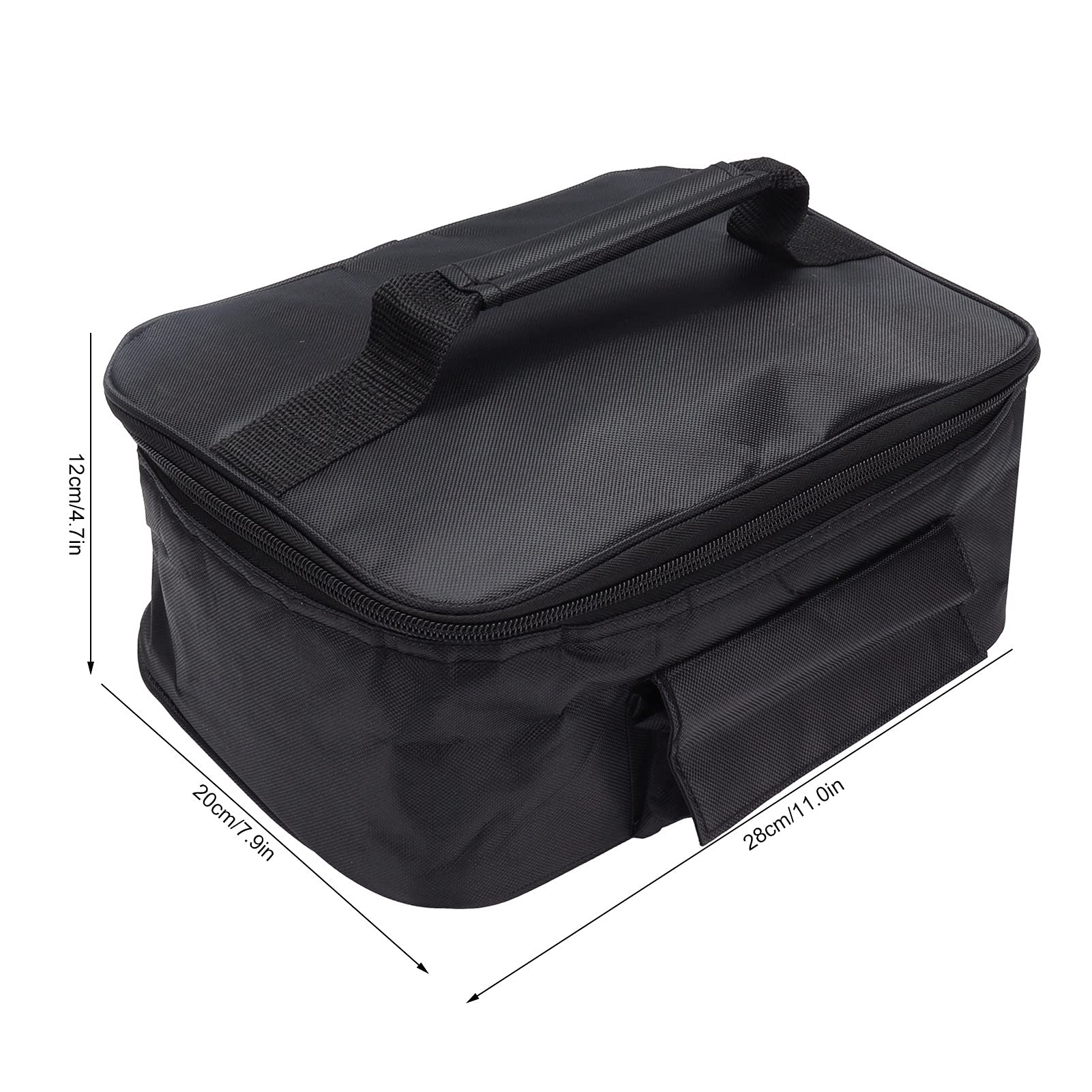 Smart Portable Oven for Car, Portable Mini Car Microwave, 12V Electric Oven Fast Heating Picnic Box for Travel Camping Food Cooking Black
