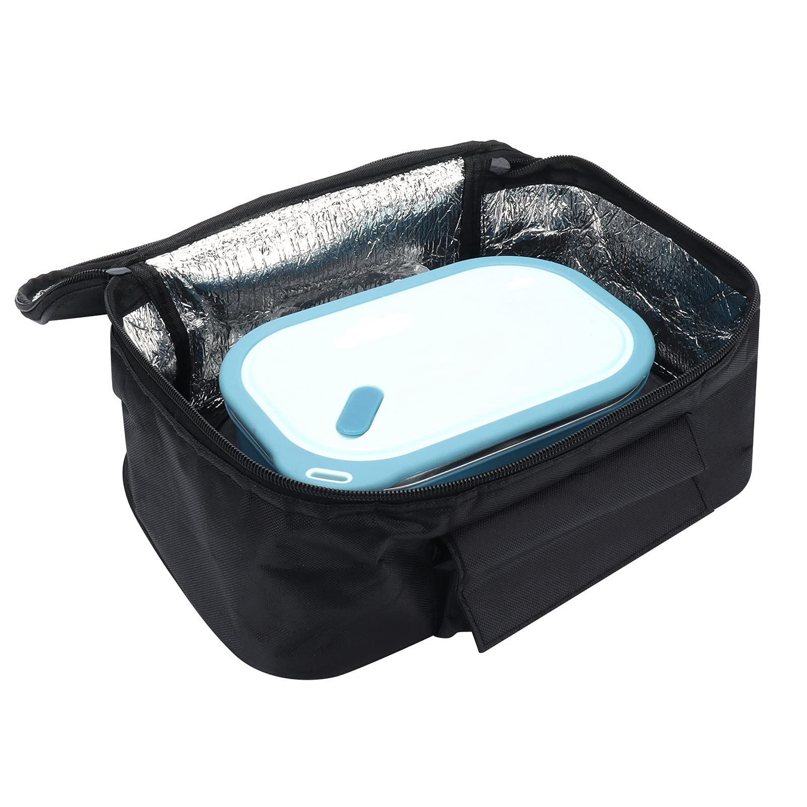 Smart Portable Oven for Car, Portable Mini Car Microwave, 12V Electric Oven Fast Heating Picnic Box for Travel Camping Food Cooking Black