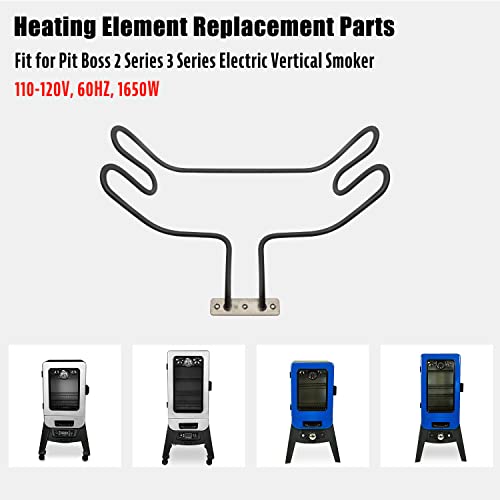 Grill Heating Element Replacement Part for Pit Boss Digital Control Electric Vertical Smoker 2-Series & 3-Series,120v,1650w