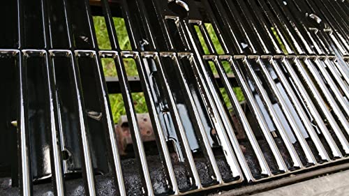 Hisencn Grill Replacement Parts for Charbroil 6 Burner 463230515, 463230514, g431-0300-w2a, G433-0016-W1, Grill Burner, Heat Plate Tent Shield, Adjustable Crossover Tubes, Ignitor Repair kit