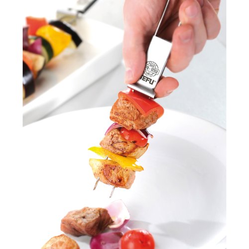 GEFU 15420 Stainless Steel Barbecue skewers Twinco, 2-piece set