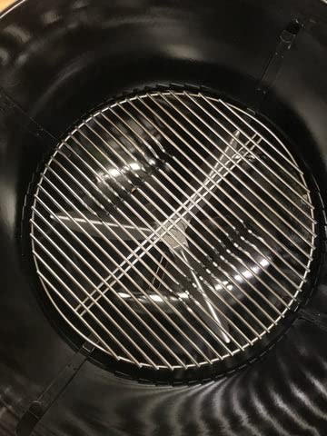 Aura outdoor products EZ Light Bottom Charcoal Grate for 22" Inch Weber Kettle BBQ Grill