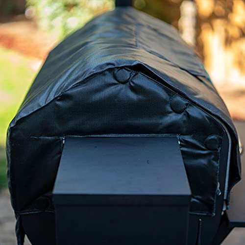 Green Mountain Grills Insulated Thermal Winter Blanket for Daniel Boone Smart Pellet Grills, Increases Burn Efficiency by 50 Percent, Black