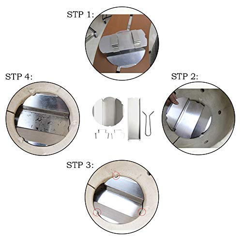 Ash Tool Slid Out ash Drawer Stainless Steel for Large Big Green Egg Green Egg Replacement Parts ash Clean Tool