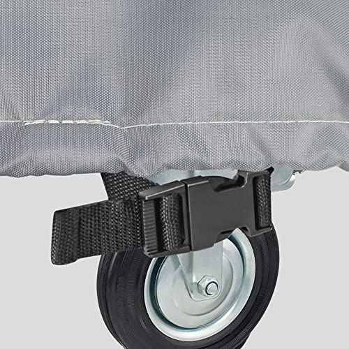STEECA Waterproof Cooler Cart Cover Fits 65-80 Quqrt Patio Party Ice Chest Rolling Cooler, 32L x 18W x 32H inch