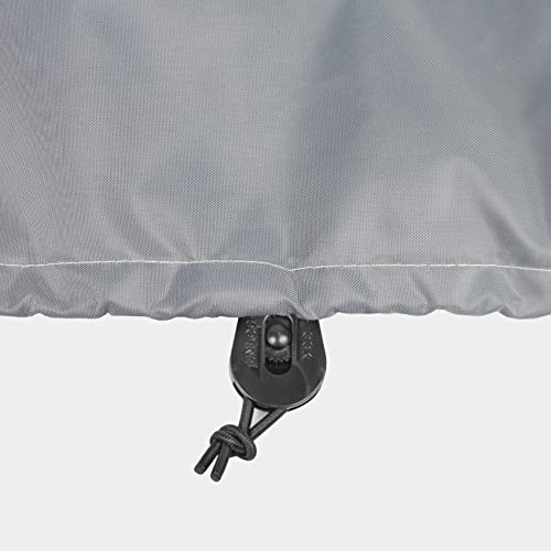 STEECA Waterproof Cooler Cart Cover Fits 65-80 Quqrt Patio Party Ice Chest Rolling Cooler, 32L x 18W x 32H inch
