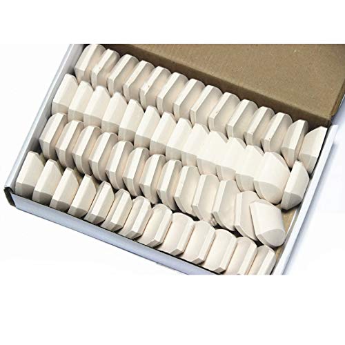 Hongso Gas Grill Ceramic Briquettes for Turbo Classic Elite and Nexgrill Models, 54-Piece Barbecue briquettes Gas Grill Stones, CRCB54