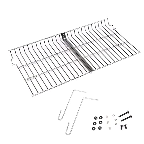 Hisencn Grill Warming Rack for Char Griller 5050 3001 5650 5072 3008 Stainless Steel Warming Rack Replacement for Gas & Charcoal Grill Char-Griller 5050 5650