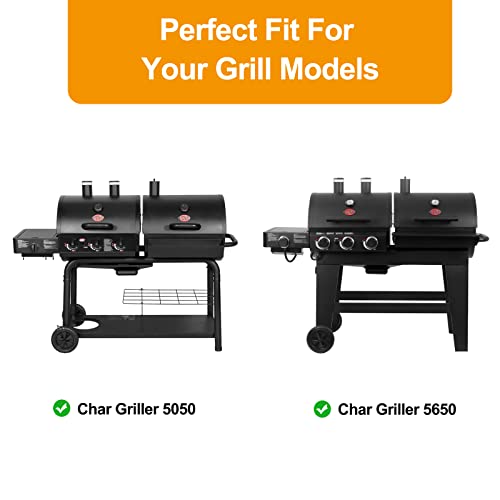 Hisencn Grill Warming Rack for Char Griller 5050 3001 5650 5072 3008 Stainless Steel Warming Rack Replacement for Gas & Charcoal Grill Char-Griller 5050 5650
