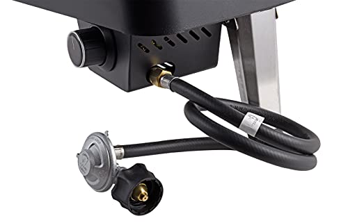 Outdoor Pizza Oven Gas Pizza Oven Portable Outside Ovens - Foldable Feet with Propane Gas Regulator and Hose, Pizza Peel, Stone. 12'' Pizza Maker for Outdoor Cooking