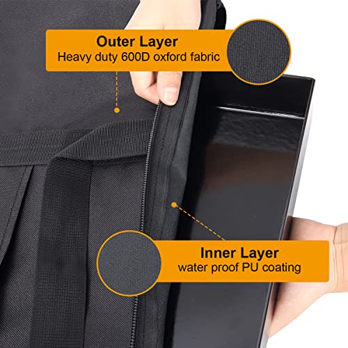 AJinTeby Griddle Bag for Camp Chef Flat Top Griddle SG100, Camping Accessories for Camp Chef Griddle - SG100 16" x 38", SG60, FG32, 3 Burner Cookers, Heavy Duty 600D Polyester Griddle Carry Bag