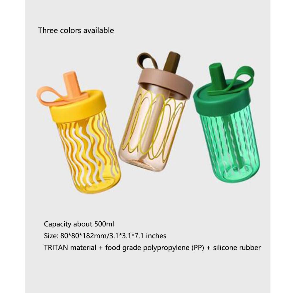 WEAREZ Novelty Safety Plastic Mug, 17.2 Ounce Large Capacity Drinking Cup, Hot And Cold, Leak-proof Bpa-free Stylish