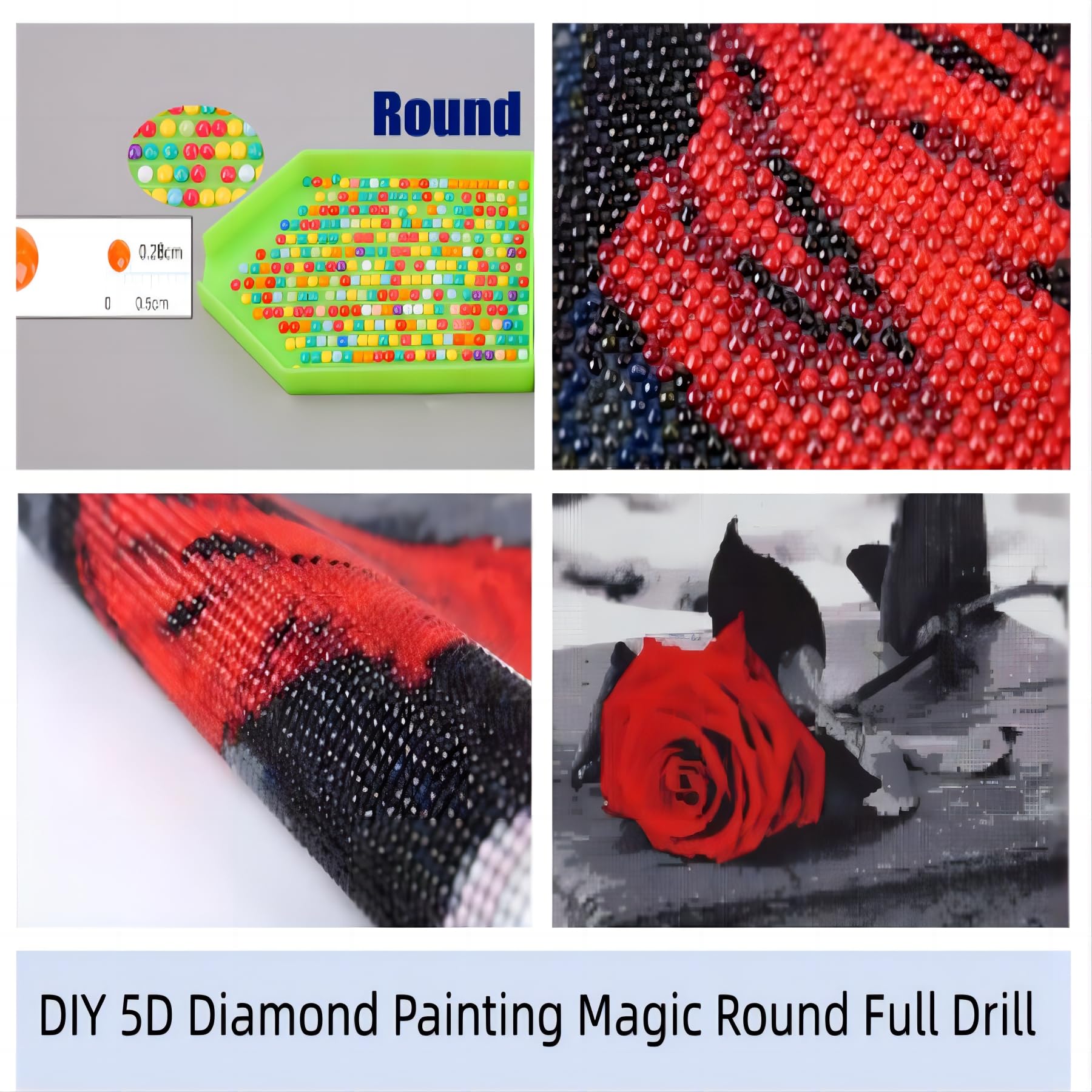Diamond Art Painting by Number Kits for Adults Abstract Angel Open Wing Round Full Drill 5D Diamond Art Easy for Beginner Cross Stitch Mosaic Craft Hobby Wall Art for Home Decor 40x50cm